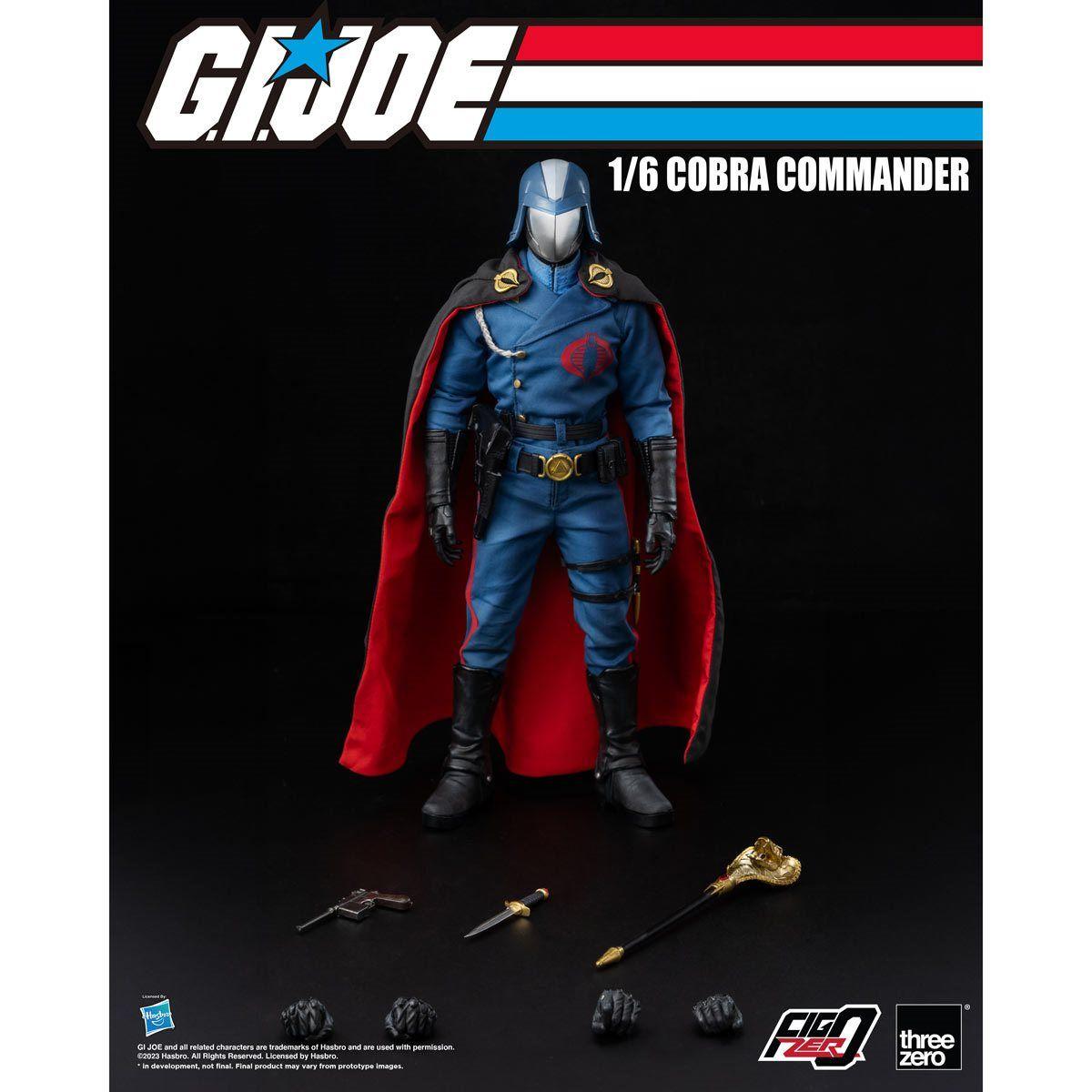 Threezero G.I. Joe Cobra Commander And Destro FigZero 1:6 Scale Pre ...